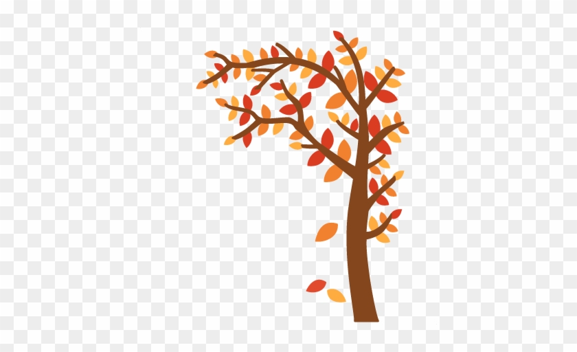 Fall Tree Svg Cutting File For Scrapbooking Autumn - Cute Fall Tree ...