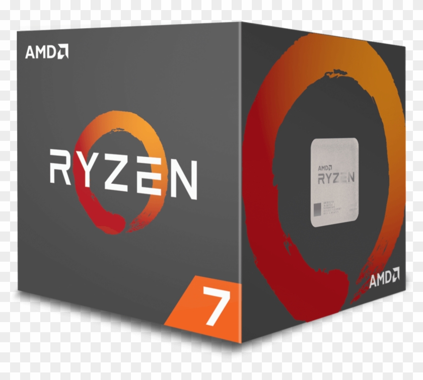 65831491 - Amd Ryzen 1700x Processor - Full Size PNG Clipart Images ...