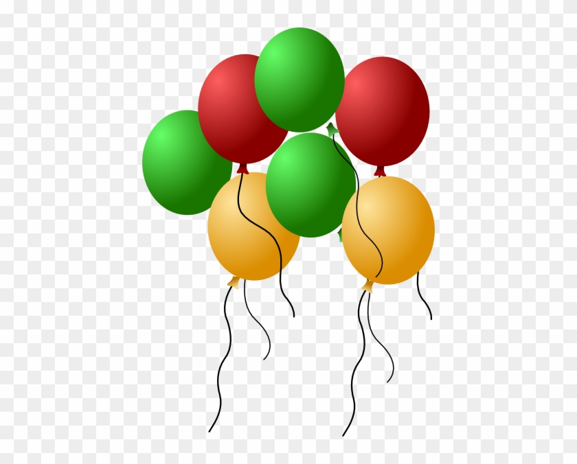 Seven Balloons Clip Art At Clker - Birthday Wishes To Granddaughter ...