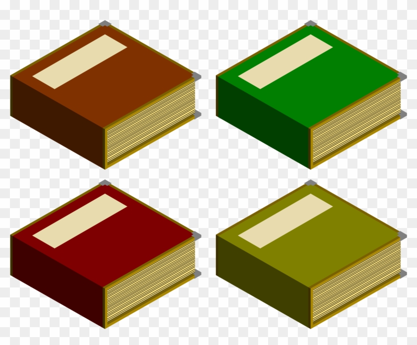 Hard Cover Book - Book Clip Art Colorful - Full Size PNG Clipart Images ...