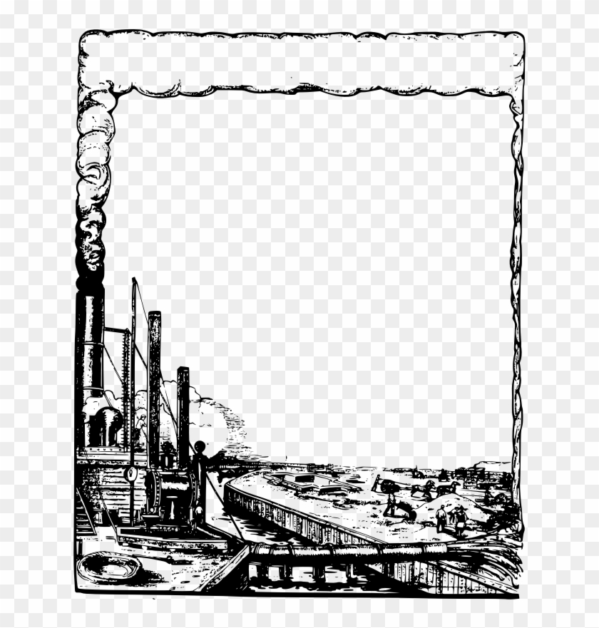 Factory Boat Frame - Drawing - Full Size PNG Clipart Images Download