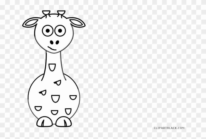 Black And White Giraffe Animal Free Black White Clipart - Giraffe ...