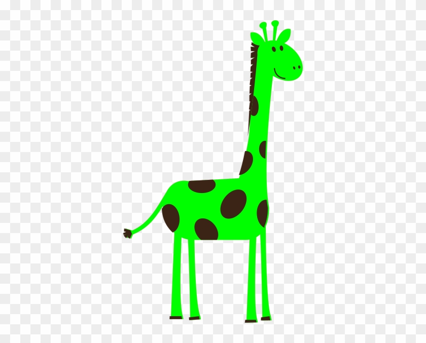 Green Giraffe - Full Size PNG Clipart Images Download