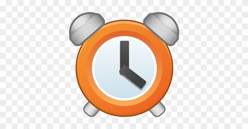 Clock - Orange Clock Clipart - Full Size PNG Clipart Images Download
