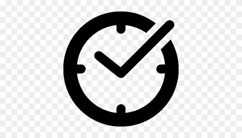 Clock Time Clip Art At Pictures - Circle Check Icon - Full Size PNG ...