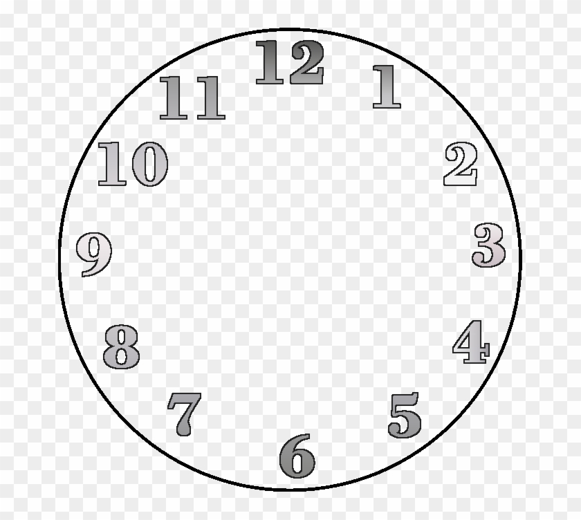 Clock With No Hands - Full Size PNG Clipart Images Download