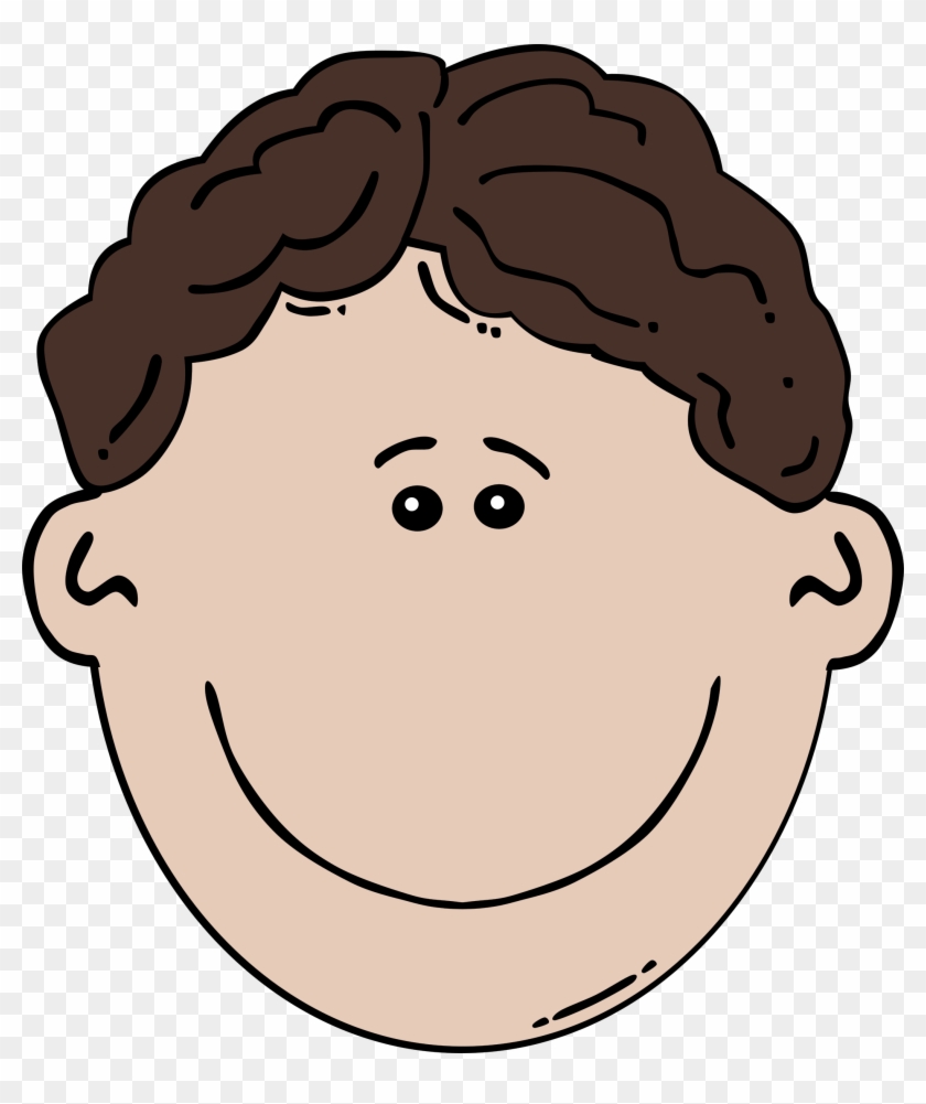Boy Face Cartoon - Cartoon Boy Face - Full Size PNG Clipart Images Download