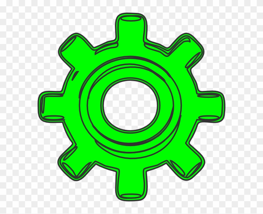 Gear6 Clip Art Vector Online Royalty Free & Public - Ozubene Koleso Png ...