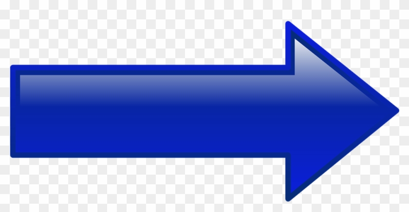 Button Arrow Blue Right Shape Pointing Arr - Vector Arrow - Full Size ...