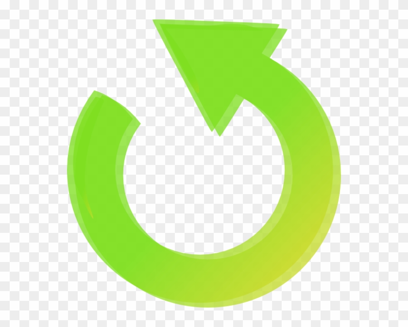 Green Rounded Arrow Clipart Wwwpixsharkcom Images - Arrow Going Round ...