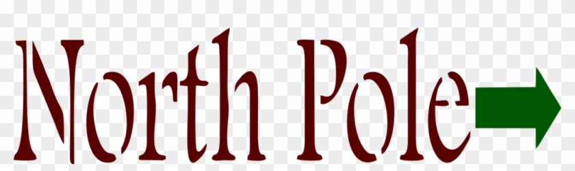 North Pole Sign Stencil - Christmas Day - Full Size PNG Clipart Images ...