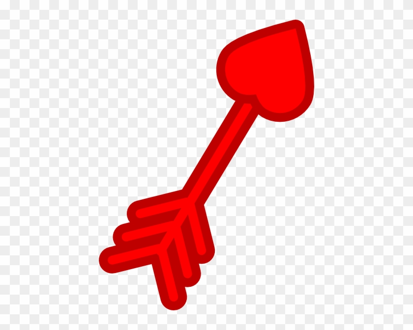 Red Arrow Clip Art At Clker - Red Bow And Arrow - Full Size PNG Clipart ...