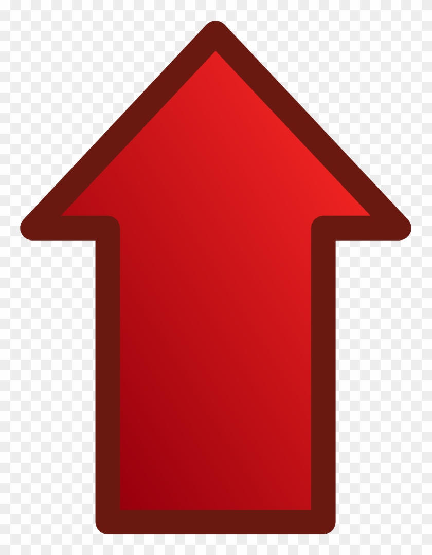 Red Arrow Pointing Up - Full Size PNG Clipart Images Download