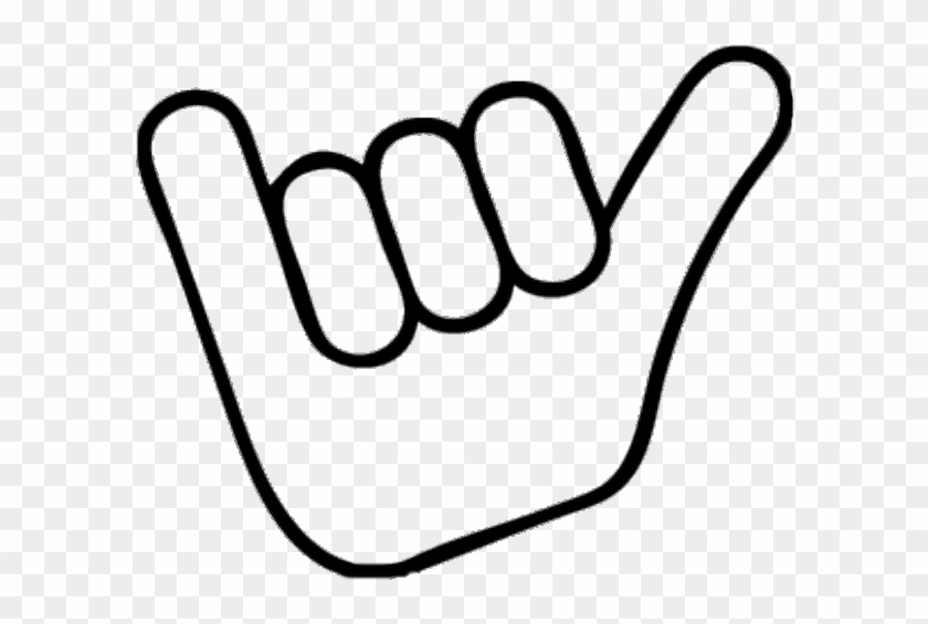 Hawaii Shaka Sign Symbol Clip Art - Hang Loose Clip Art - Full Size PNG ...
