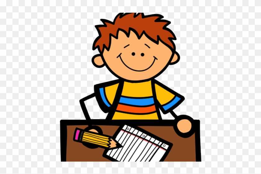 Student Writing Clipart - Kid Writing Clipart - Full Size PNG Clipart ...