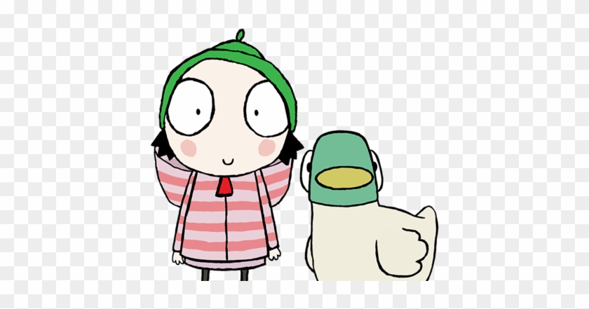 Sarah And Duck Cbeebies Bbc - Sarah And Duck Sarah - Full Size PNG ...