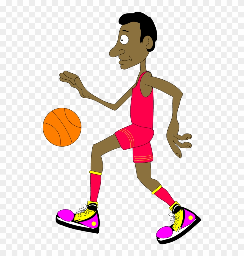 See Here Cartoon Basketball Clipart Free Download - Basketball Player ...