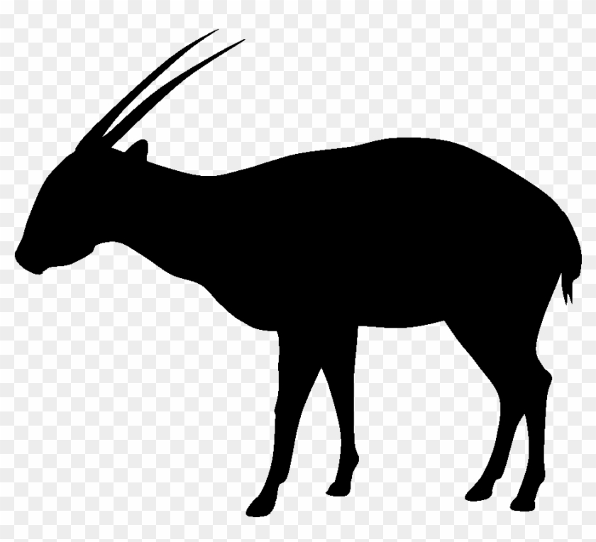 Saola Silhouette - Free Transparent PNG Clipart Images Download