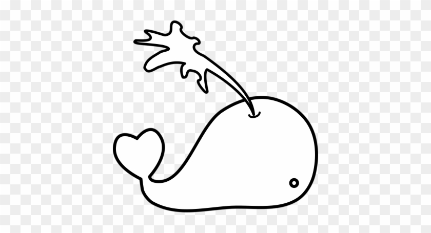 Whale - Whale Coloring Pages For Kids - Full Size PNG Clipart Images ...