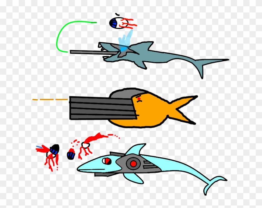 Mini Shark - Mega Shark Terraria - Full Size PNG Clipart Images Download