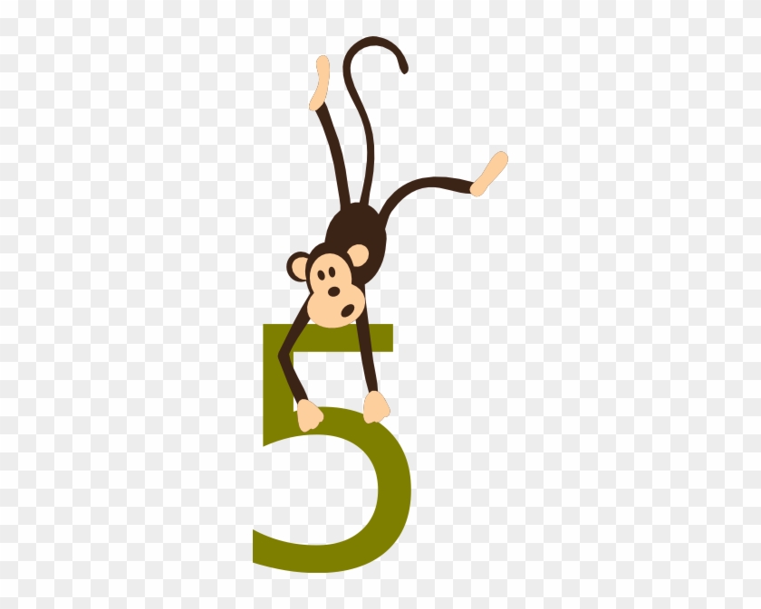 Monkey With Number Clip Art - Clip Art - Free Transparent PNG Clipart ...