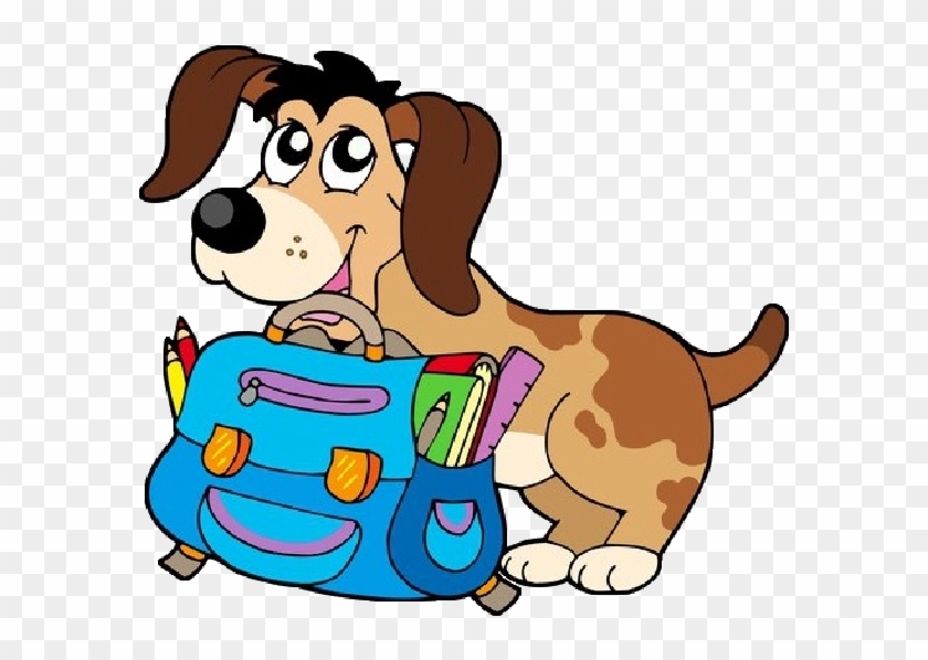 Dog At School - Full Size PNG Clipart Images Download