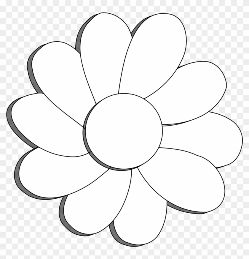 Agreeable White Flower Clip Art Medium Size - Clip Art - Free ...