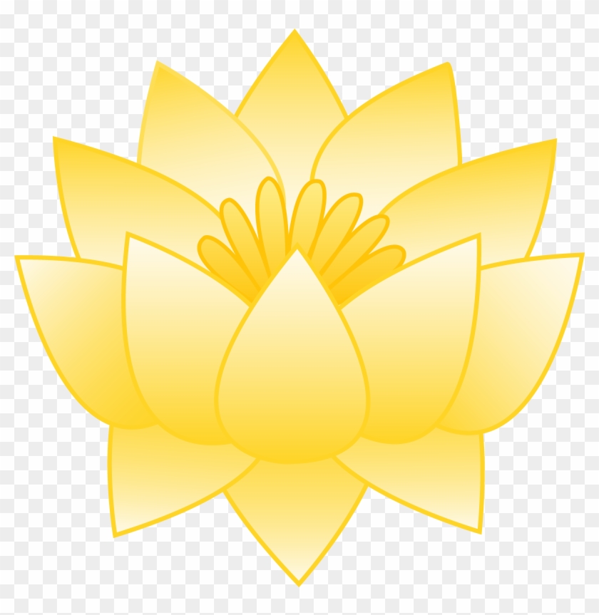 Yellow Lotus Flower Clipart - Drawing - Free Transparent PNG Clipart ...
