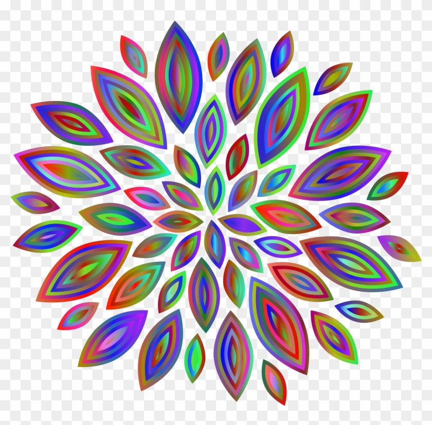 Flower Petals Clip Art Medium Size - Black And White Clip Art Flowers ...