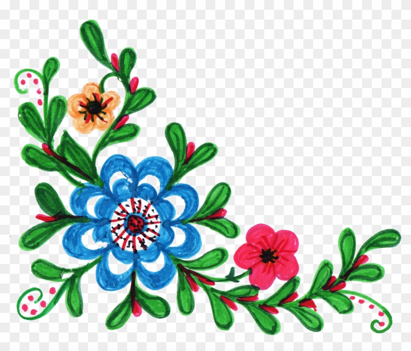 Free Download - Flower Corner - Full Size PNG Clipart Images Download