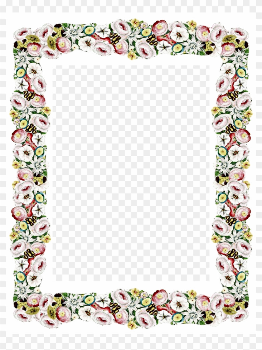 Free - Vintage Rose Borders And Frames - Full Size PNG Clipart Images ...