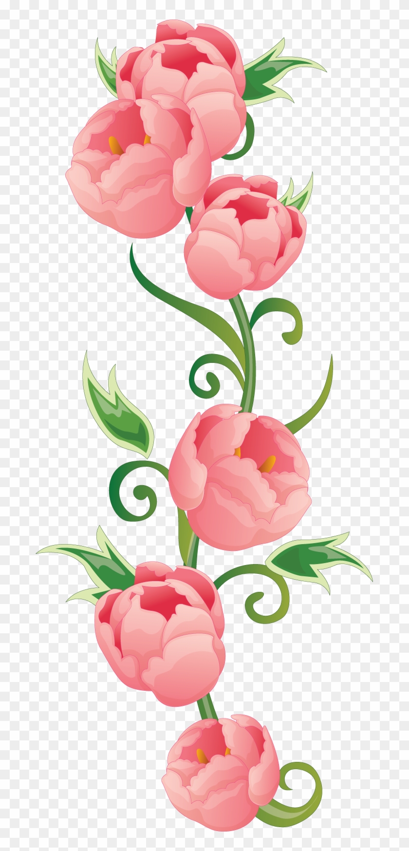 Flower Floral Design Clip Art - Flower Floral Design Clip Art - Free ...