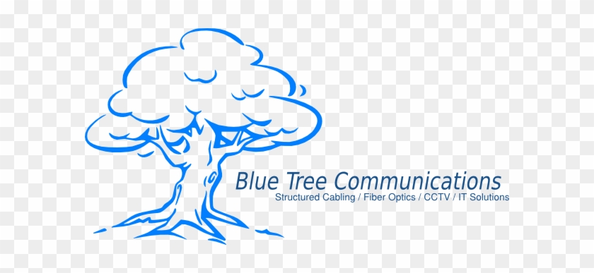 Blue Tree Logo Svg Clip Arts 600 X 307 Px - Drawing Image Banyan Tree ...