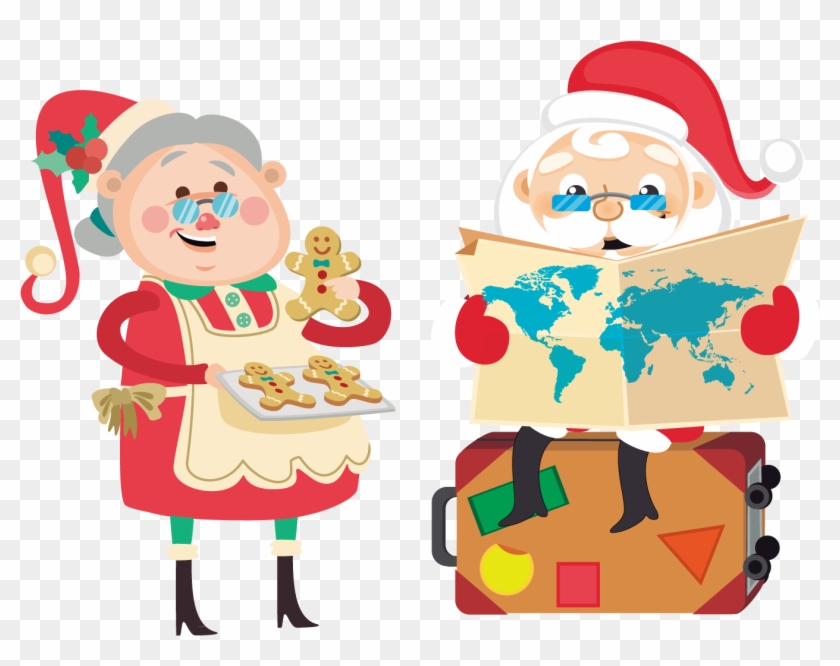 Santa Claus Map Scalable Vector Graphics - Santa Claus Map Scalable ...