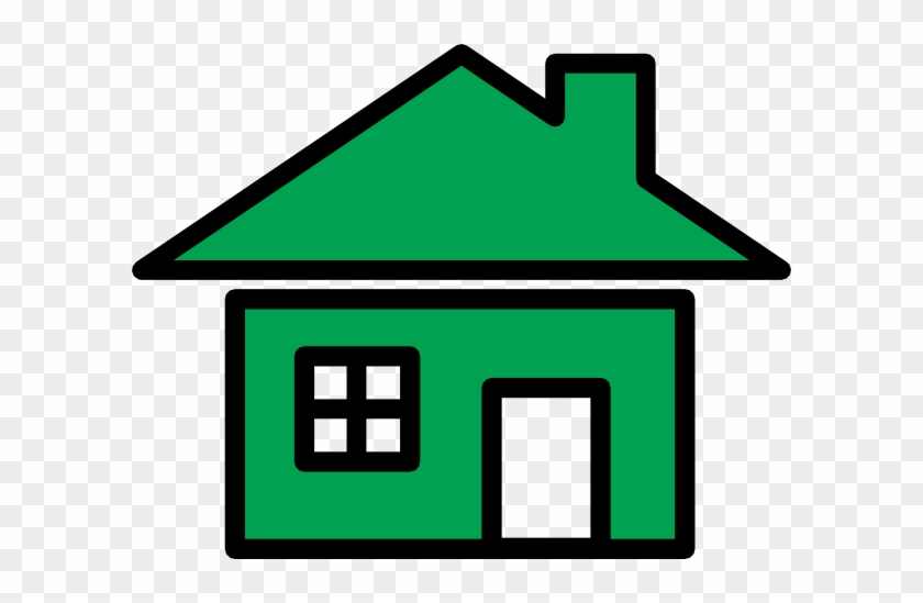 Green Home Icon Png - Full Size PNG Clipart Images Download