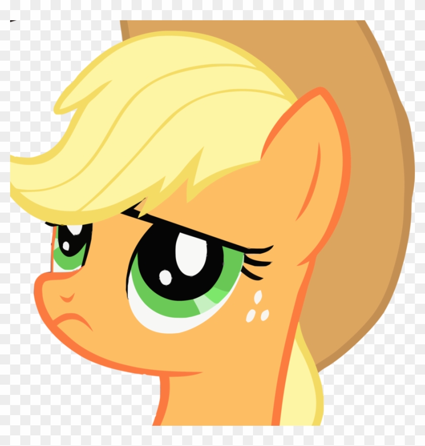 Confused Applejack Vector By Hnrvb Confused Applejack - Cartoon - Free ...