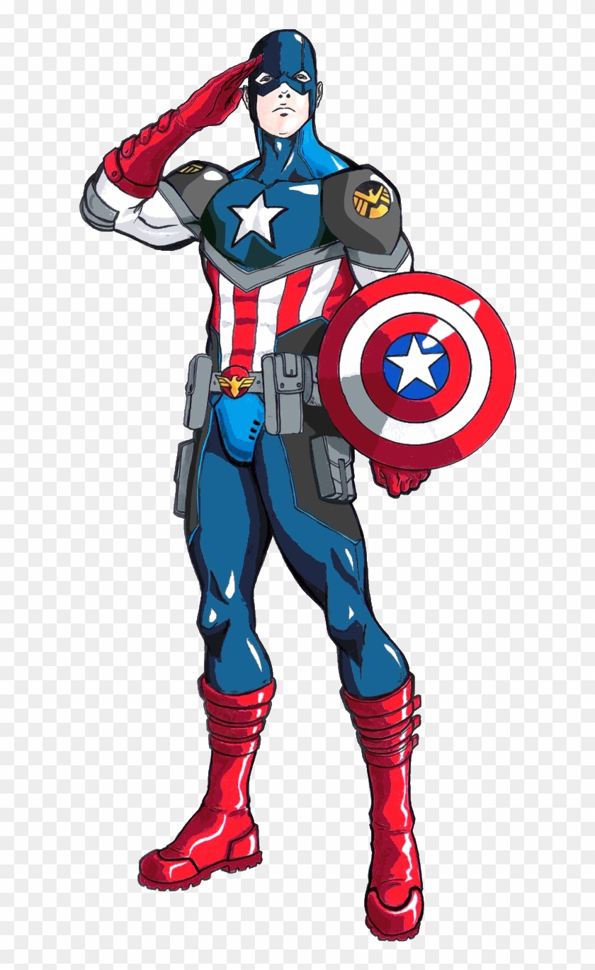 Steven Rogers4208 - Captain America Comic Salute - Full Size PNG ...