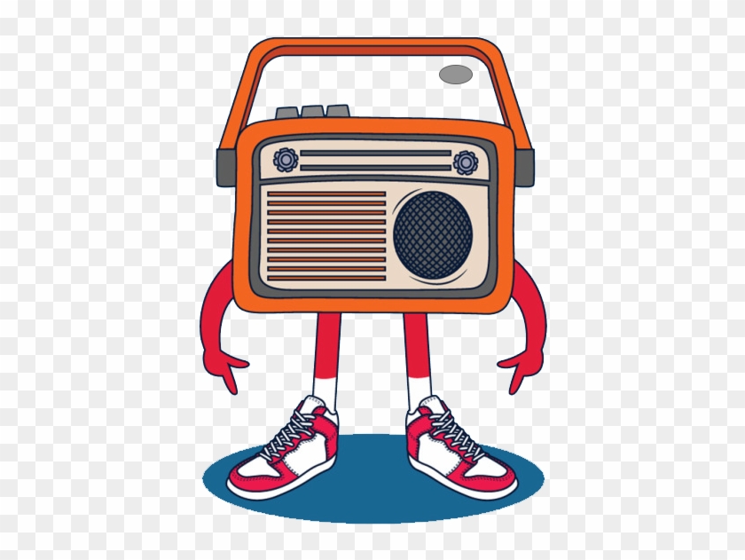 Cartoon Radio Illustration - Cartoon Radio Illustration - Full Size PNG ...