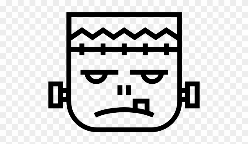 Frankenstein Clipart Outline - Halloween Outline - Full Size PNG ...