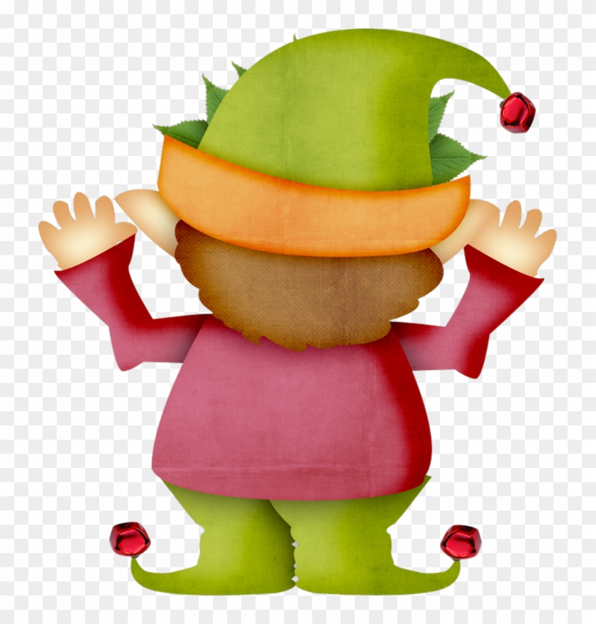 Winter Clipart, Christmas Clipart, Elves, Pattern Paper, - Cartoon ...