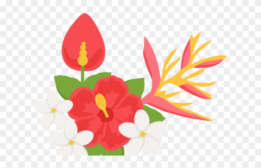Tropical Flowers Clipart - Tropical Day Clipart - Full Size PNG Clipart ...