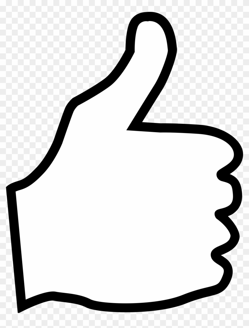 Clipart Of Thumbs Up Free Download Clip Art On - Outline Of A Thumbs Up ...