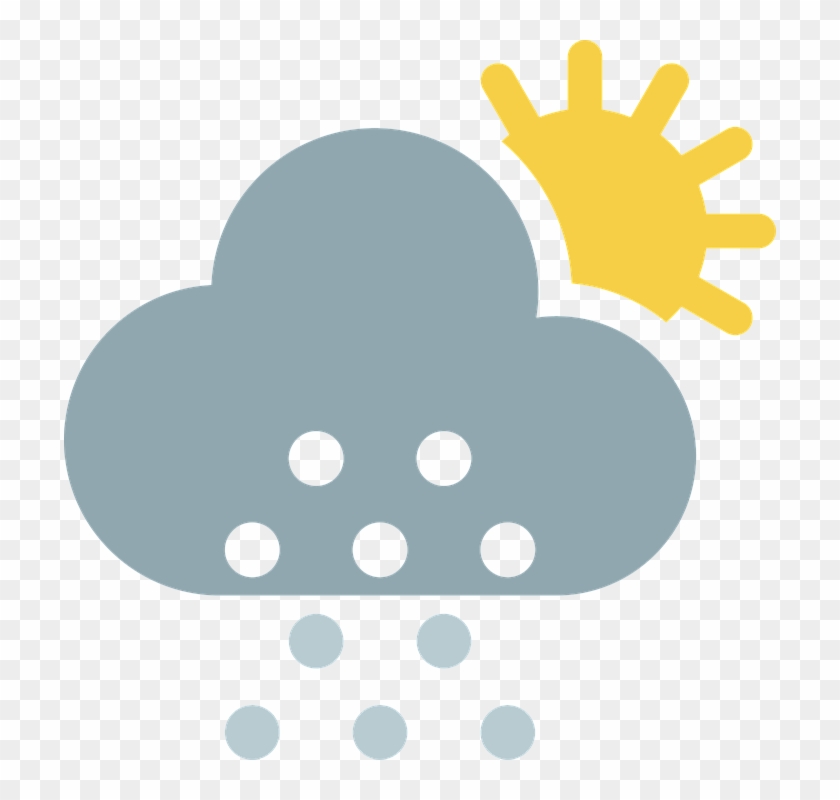 Free Illustration Cloud Partly Cloudy Sun Snow Image - Weather - Full ...
