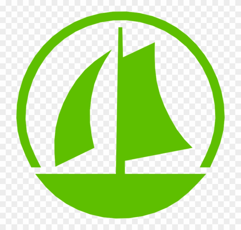 Boat Sail Boat Sailing Boat Sailing Sea Travel - Nautical Clip Art ...
