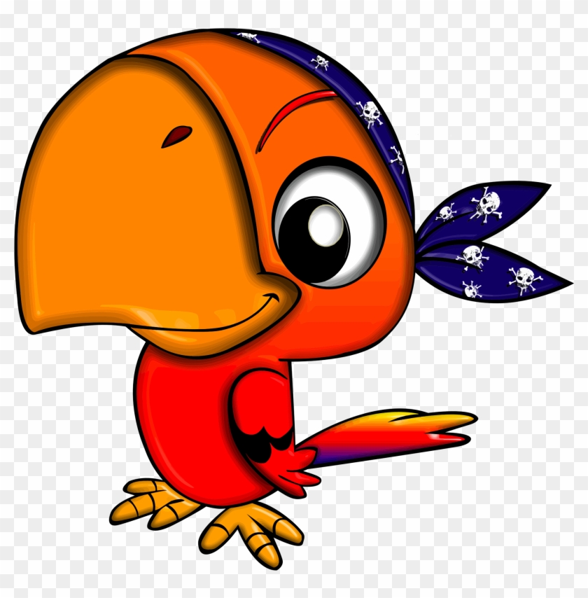 More From My Site - Pirate Parrot Clip Art - Full Size PNG Clipart ...