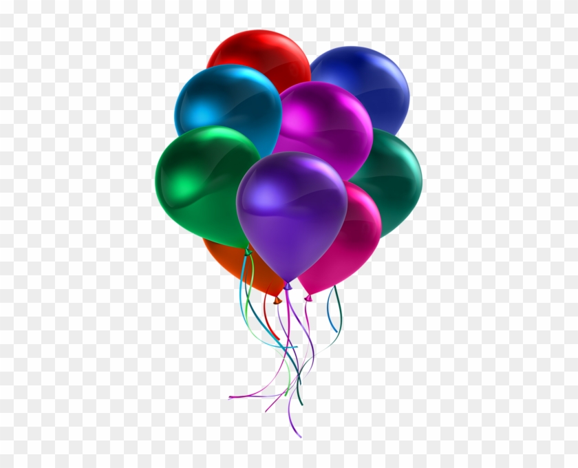 Bunch Of Colorful Balloons Transparent Clip Art - Colorful Balloons ...