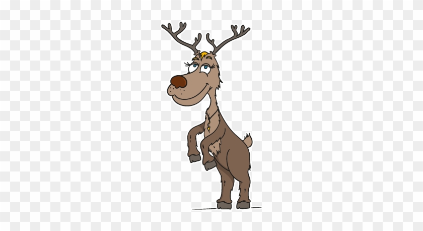 Reindeer Clipart Blitzen - Cartoon - Free Transparent PNG Clipart ...