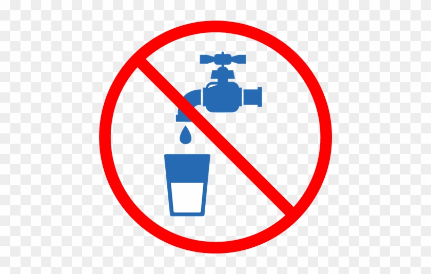 Nofaucetwater - No Tap Water Sign - Full Size PNG Clipart Images Download