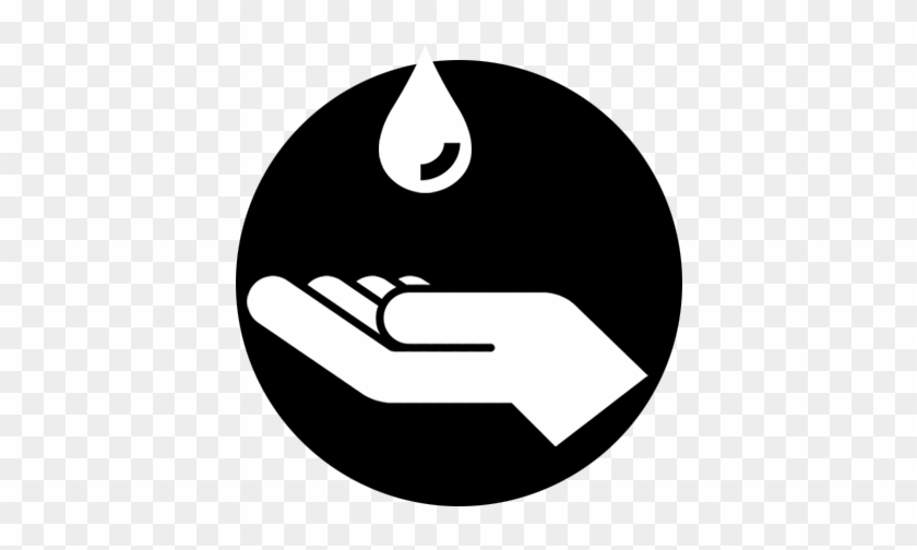 Water Conservation Icon In White Png - Full Size PNG Clipart Images ...