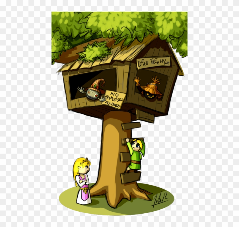 Deku Tree House - Cartoon - Free Transparent PNG Clipart Images Download